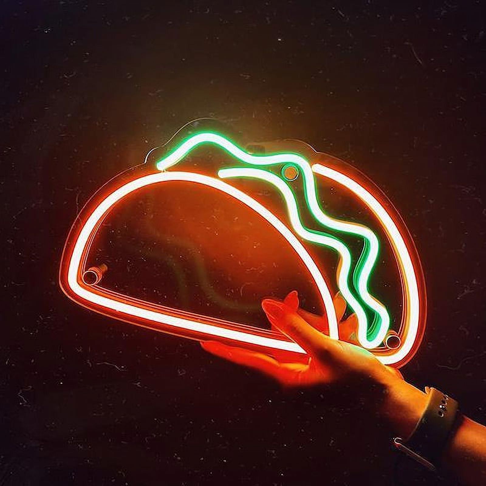 Neonium Taco Neon Sign Custom Led Signs Business Sign Kitchen kids room ...