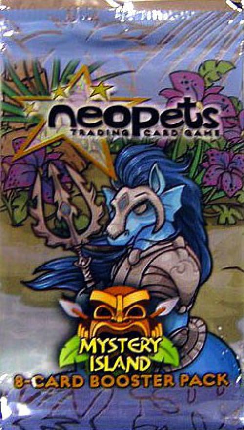 Neopets Trading Card Game Secrets of Mystery Island Booster Pack (8 ...
