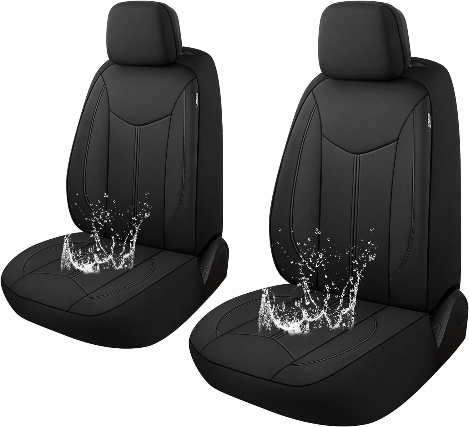 Neoprene Car Seat Cover 2 Front Seats, Waterproof Seat Covers for Cars ...