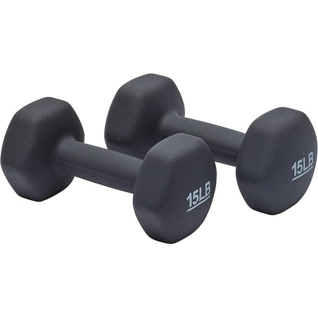 Neoprene Coated Dumbbell Hand Weights - Basics Series for Strength ...