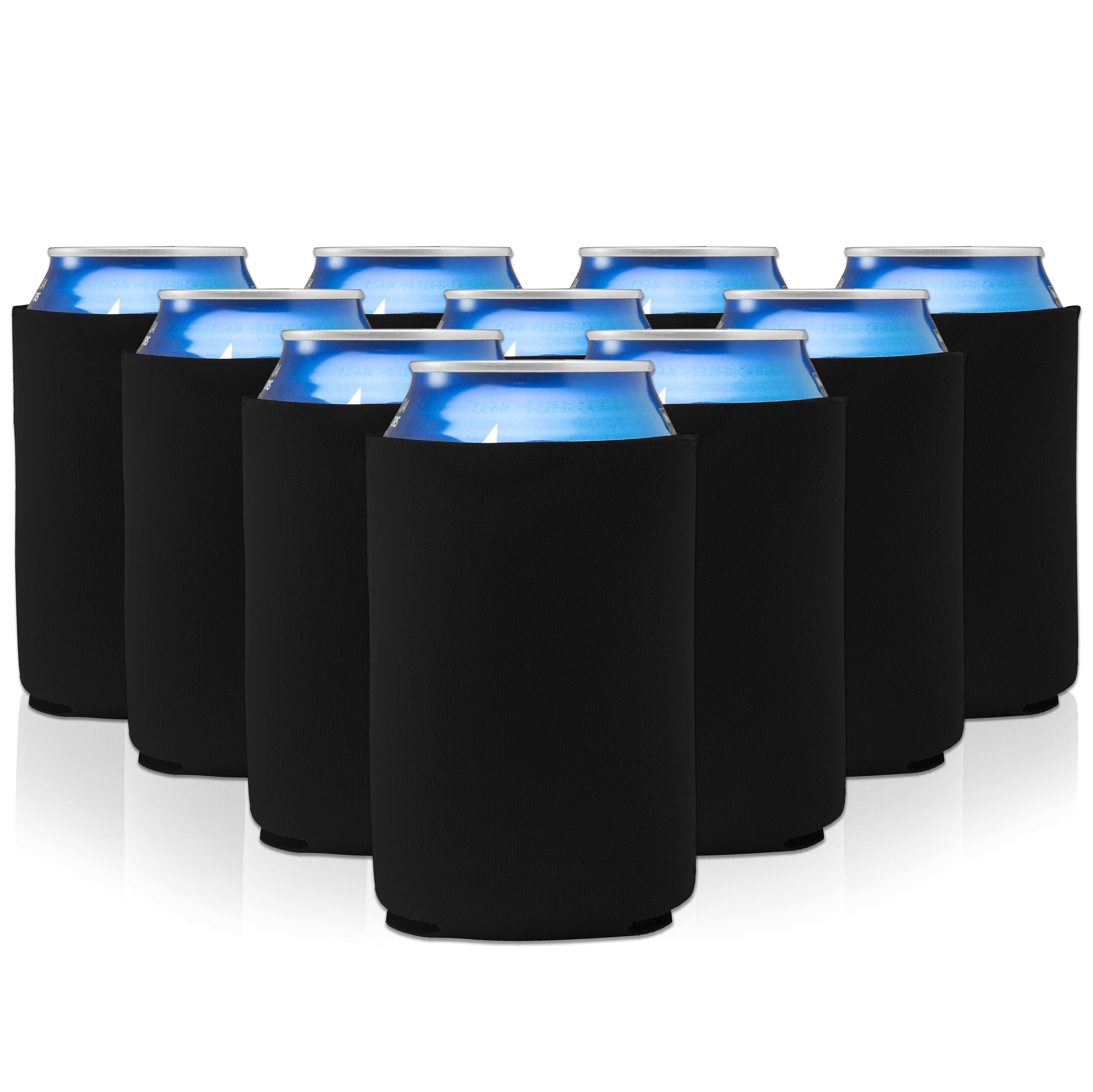 Neoprene Collapsible Can Coolers 12 oz. Set of 10, Bulk Pack - Great ...