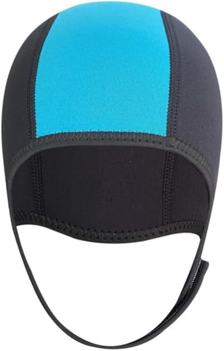 Neoprene Diving Hood, 2.5mm Swim Cap with Chin Straps, Surf Beanie ...