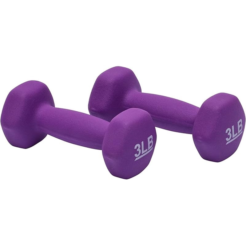 Neoprene Dumbbell Basics Set - Hand Weights for Muscle Toning, Core Workouts & Yoga - Walmart.com