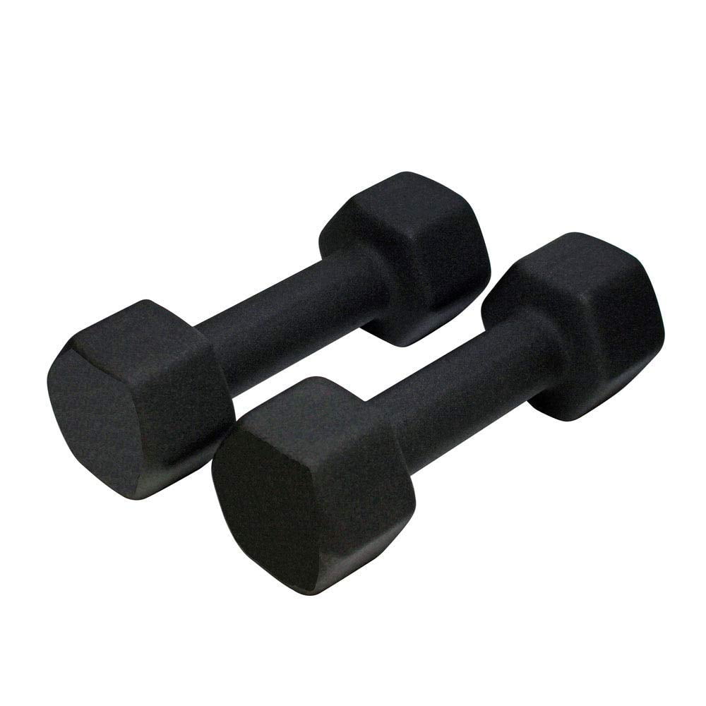 Neoprene Dumbbell for Strength Training, Muscle Toning, and Rehab, Non ...