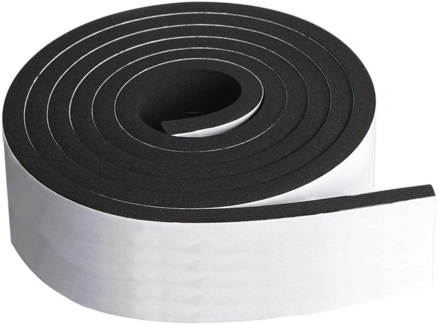 Neoprene Foam Strip Roll by, 3" Wide x 10' Long 1/4" Thick, Weather Seal High Density Stripping ...