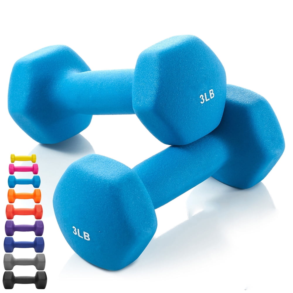 Neoprene Hex DumbbellExercise Fitness Dumbbells Set for Home Gym ...