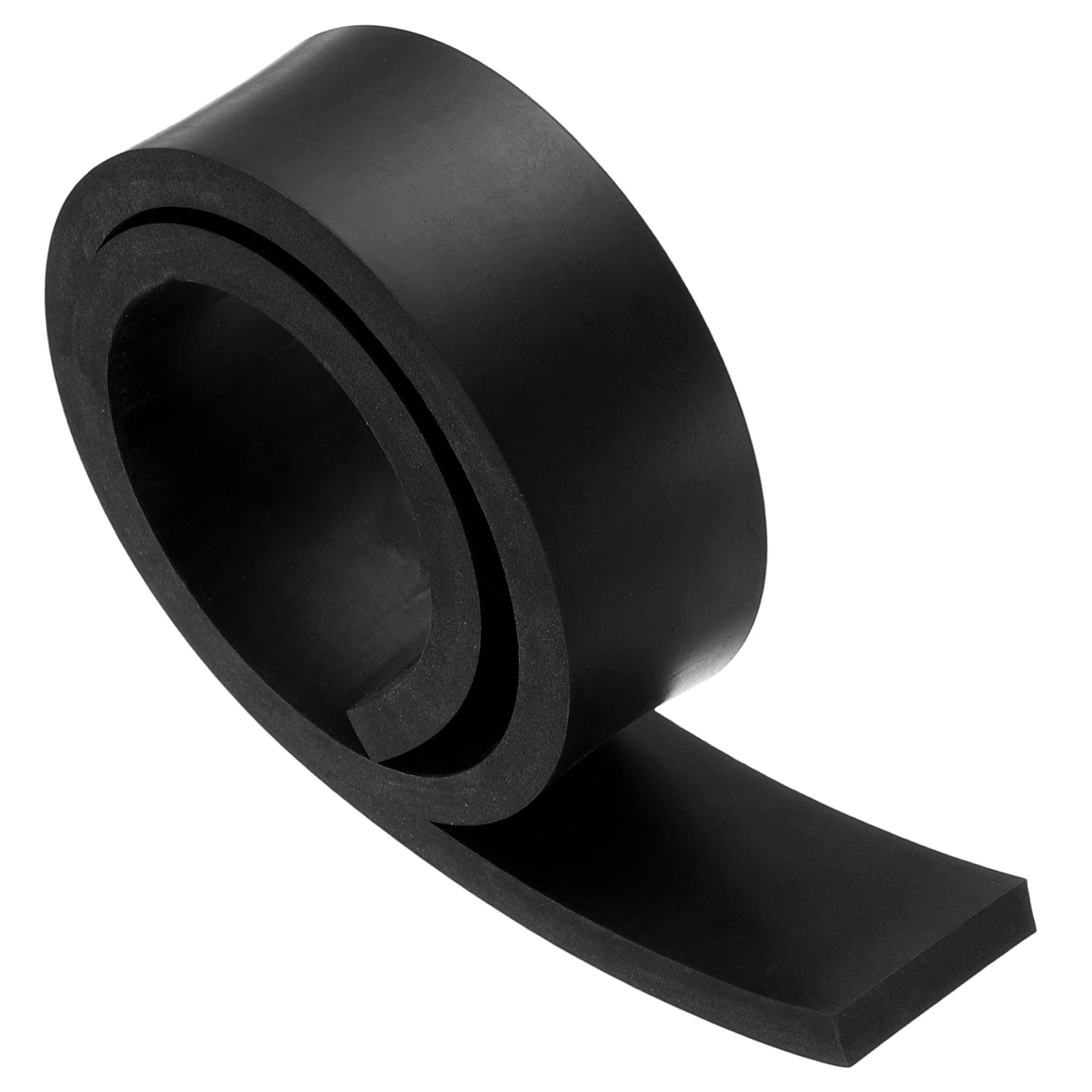 Neoprene Rubber Sheet 2" Wide x 1/2" Thick x 30" Long Solid Rubber ...