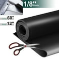 Neoprene Rubber Sheet Rolls 1/8" THK 12" Wx 60"L, DIY Gasket, Sealing ...