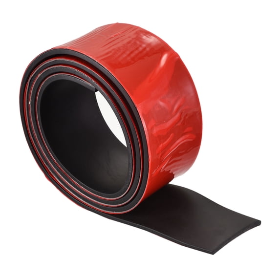 Neoprene Sheets Rolls, Adhesive Back Solid Rubber Strips 4mm(T)x50mm(W ...