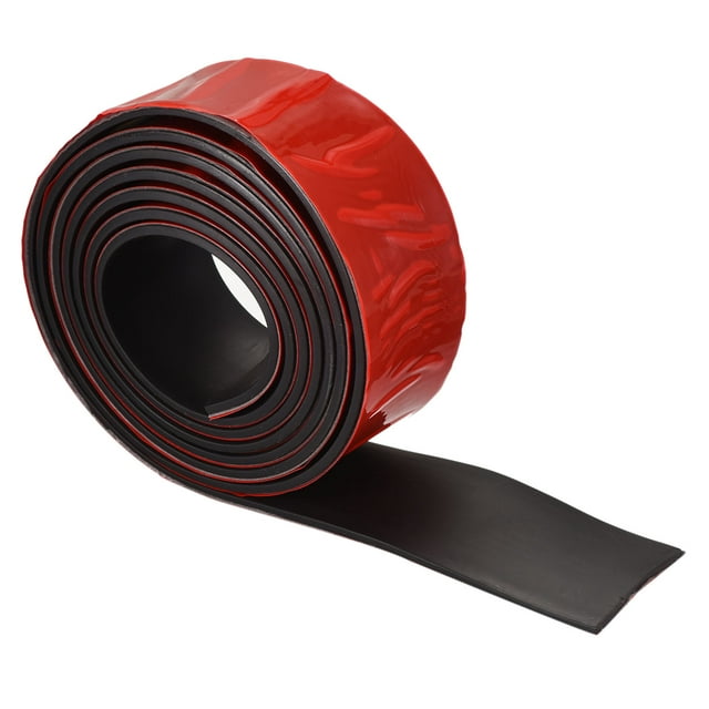 Neoprene Sheets Rolls, Adhesive Back Solid Rubber Strips 4mm(T)x50mm(W ...