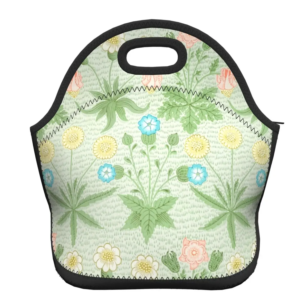 Neoprene Sunflower And Daisy Thermal Insulated Lunch Bags Women Floral ...