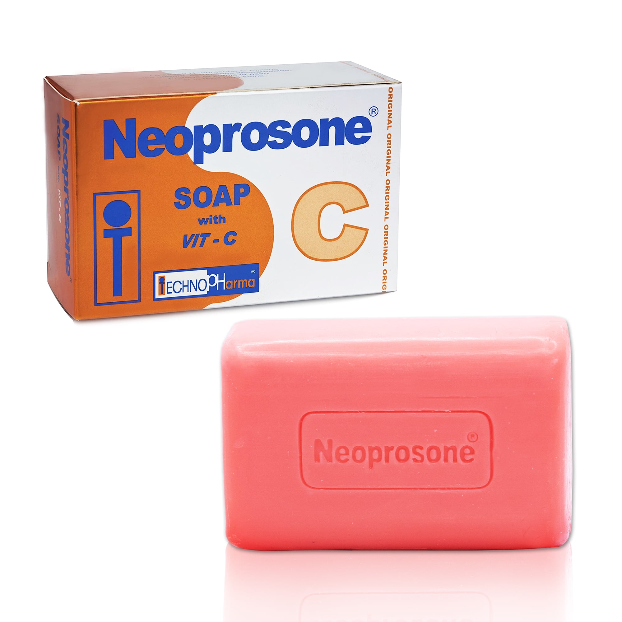 Neoprosone Brightening Cleansing Bar, Vitamin C, 200g, Hydrating Soap ...