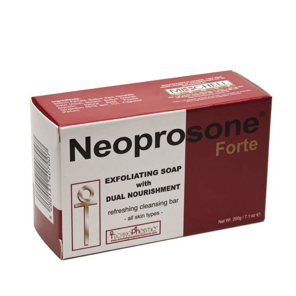 Neoprosone Forte Exfoliating Gentle Bar Soap (7.1oz) - Suitable for All ...