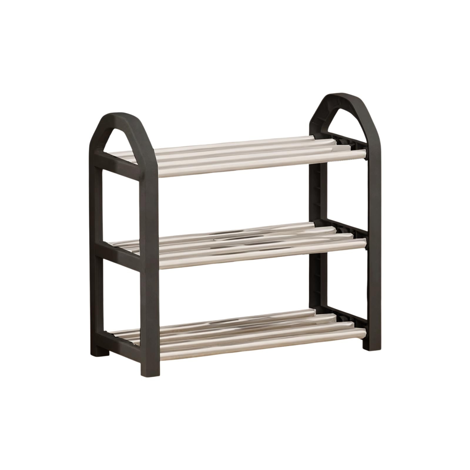 Neorosiri 3-Tier Shoe Rack for Organized Footwear Storage - Durable ...