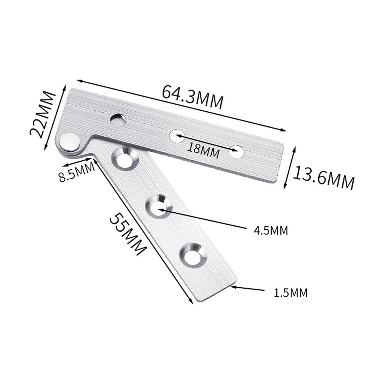 Neorosiri 360° Stainless Steel Rotating Door Hinge for Double/French ...