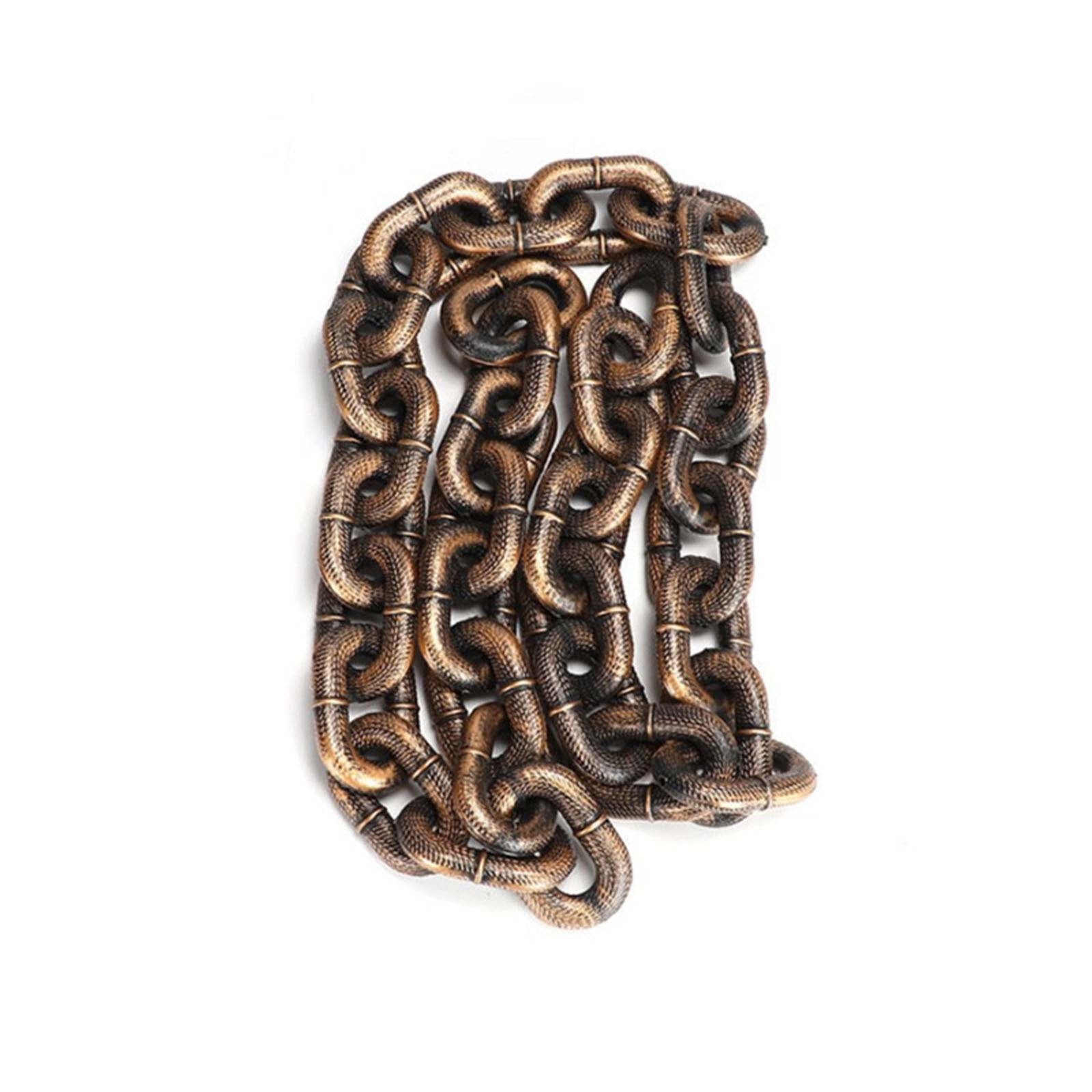 Neorosiri Big Dog Chain Leash – Funny Plastic Imitation Iron Chain for ...