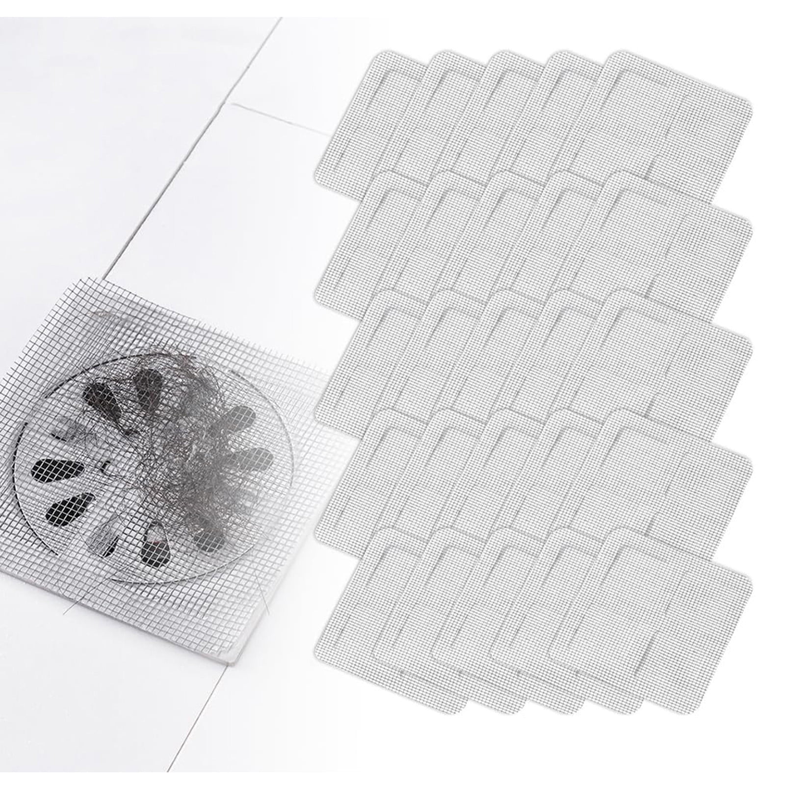 Neorosiri Disposable Hair Stickers 100pcs Shower Cover Hair Catchers