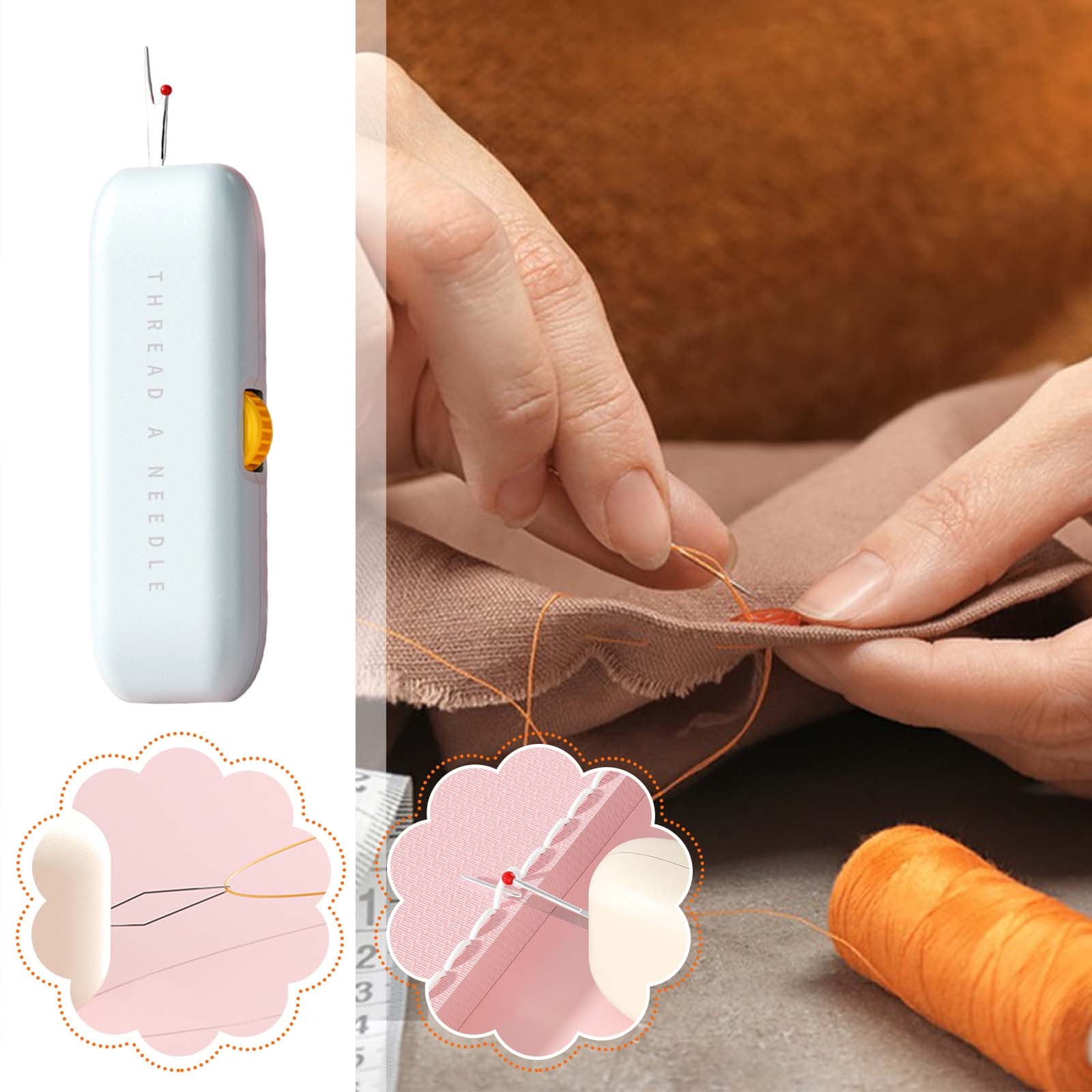 Neorosiri Double-Ended Needle Threading Tool, Multi-Functional ...