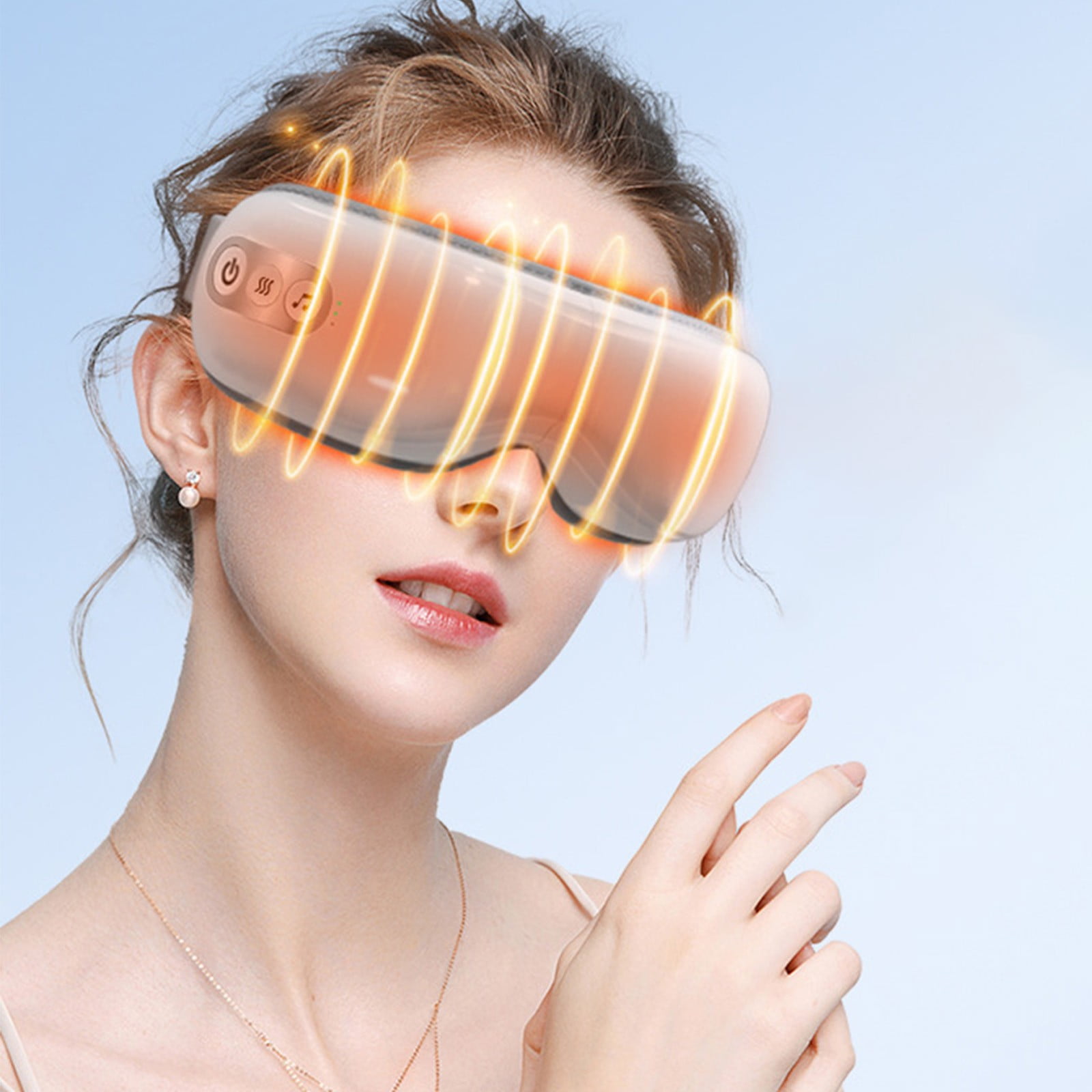 Neorosiri Intelligent Eye Massage Device – Rechargeable Hot Compress ...