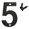 EGYMEN 3 Inch Black Modern House Numbers - Self-Adhesive Metal Address ...