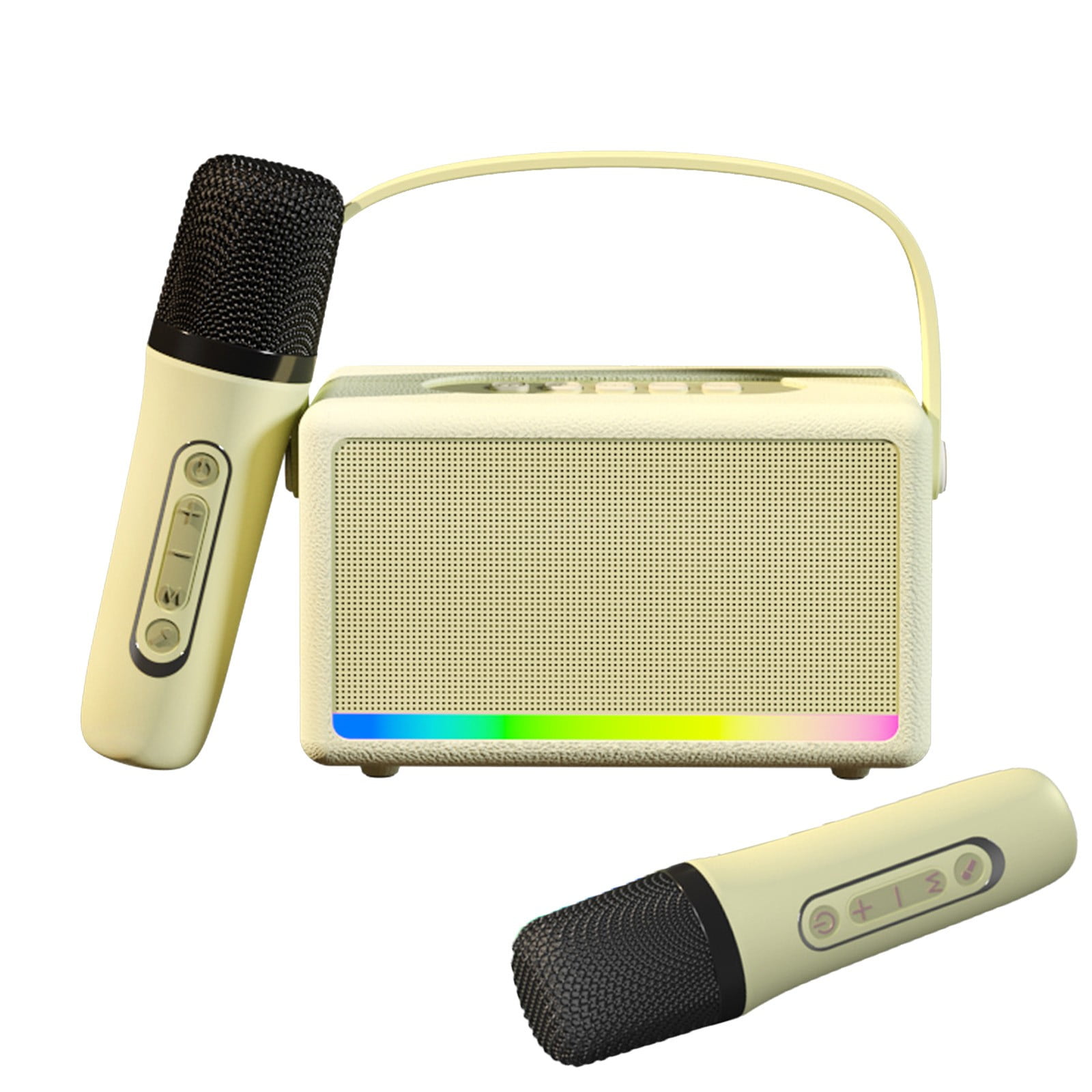 Neorosiri Portable Outdoor Karaoke Speaker with Wireless Microphones ...