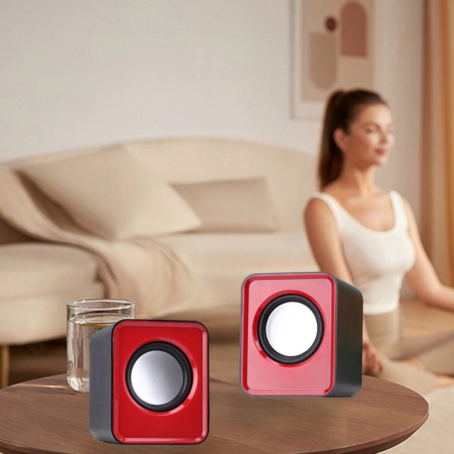 Neorosiri Portable USB Multimedia Mini Speaker for Desktop Computers ...