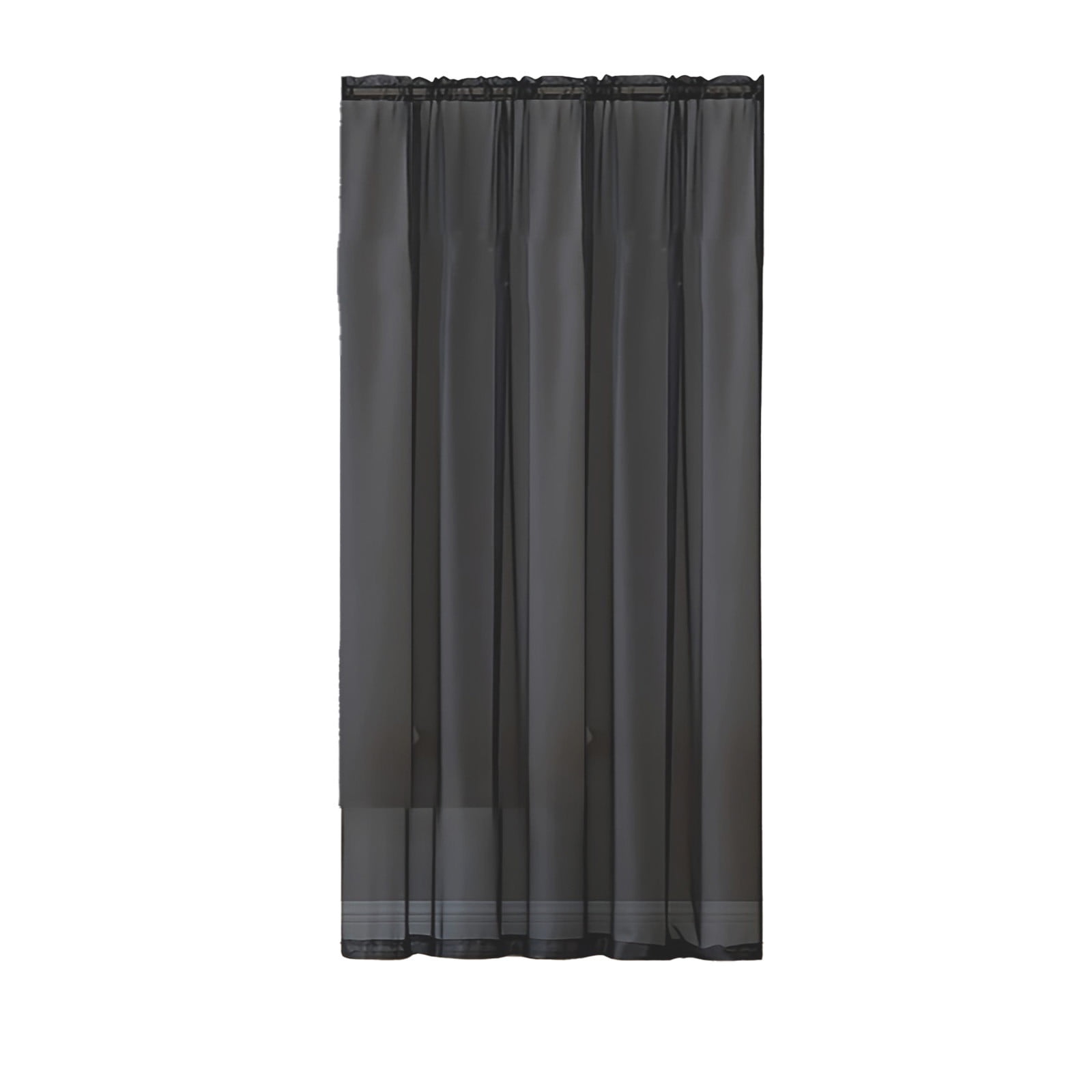 Neorosiri Sheer Solid Color Curtains for Living Room and Bedroom ...