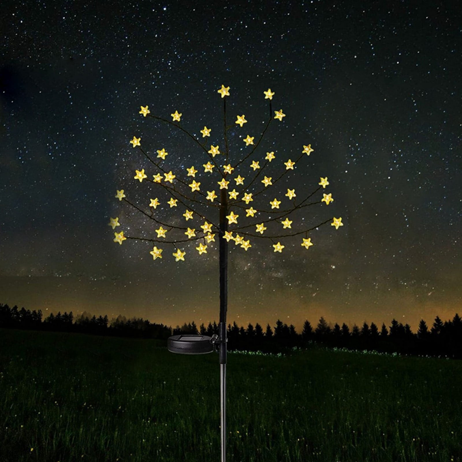 Neorosiri Solar-Powered Big Star Christmas Garden Lights - Outdoor ...