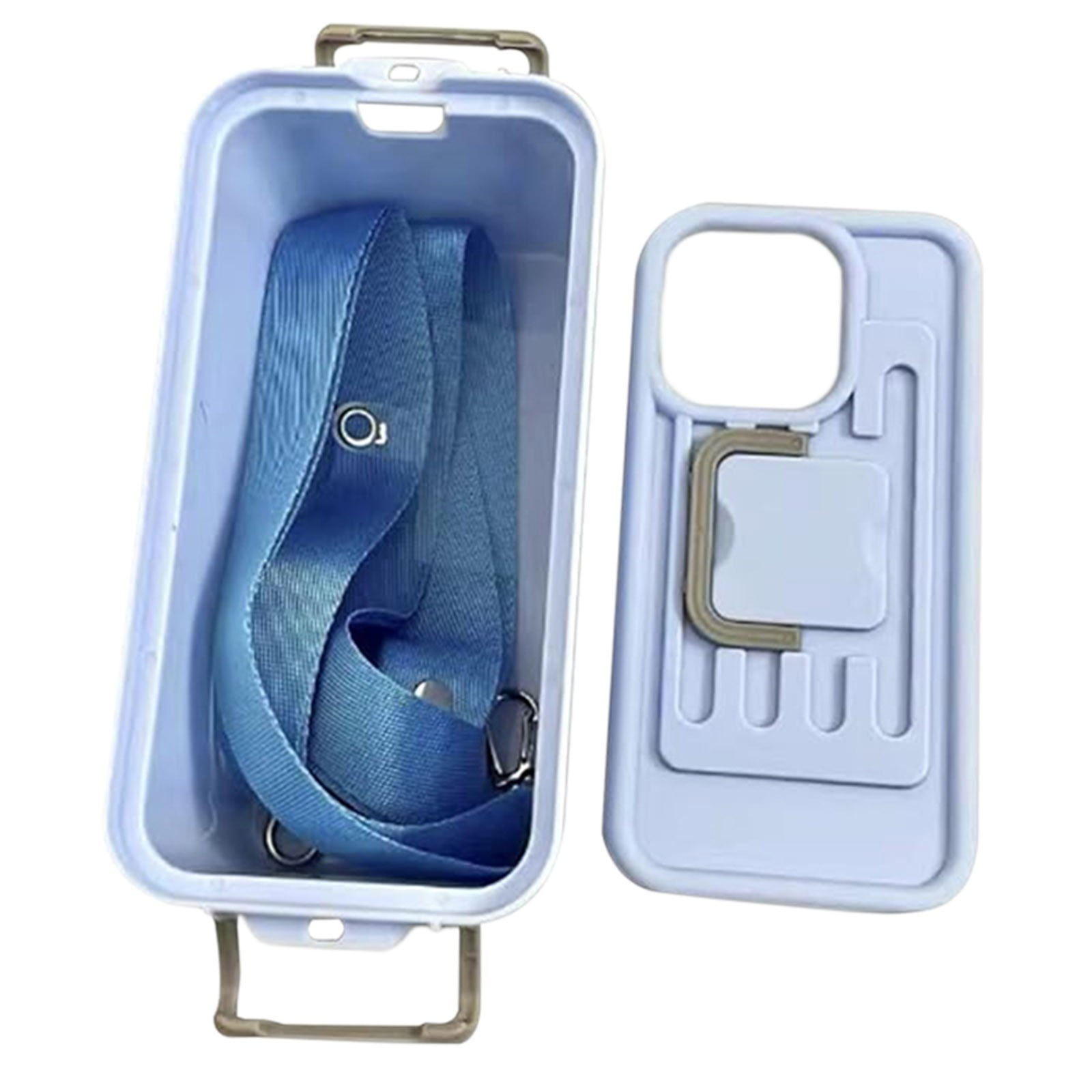 Neorosiri Stylish Crossbody Cell Phone Case with Detachable Box Storage ...