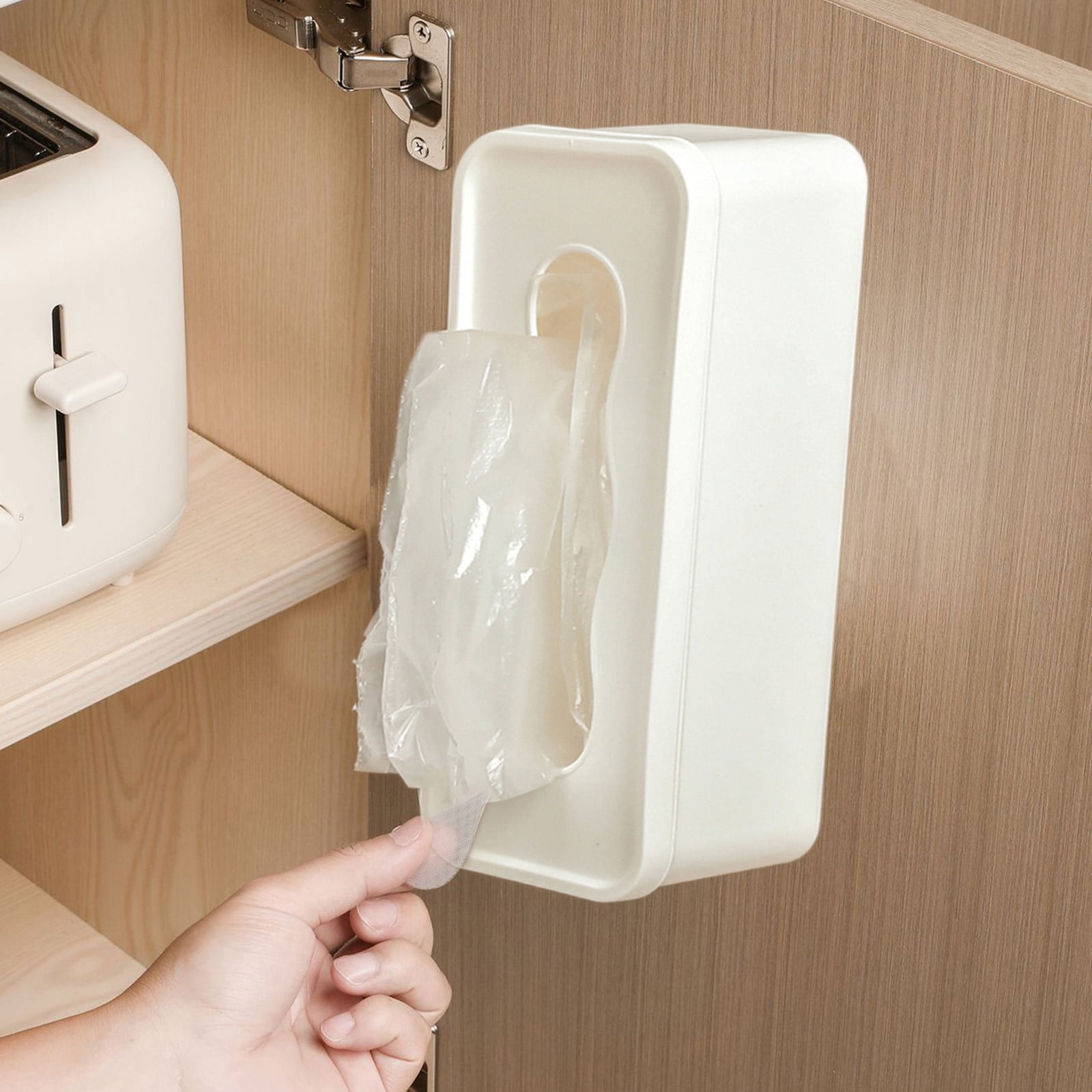 Neorosiri Wall-Mounted Kitchen Garbage Bag Organizer - Convenient ...