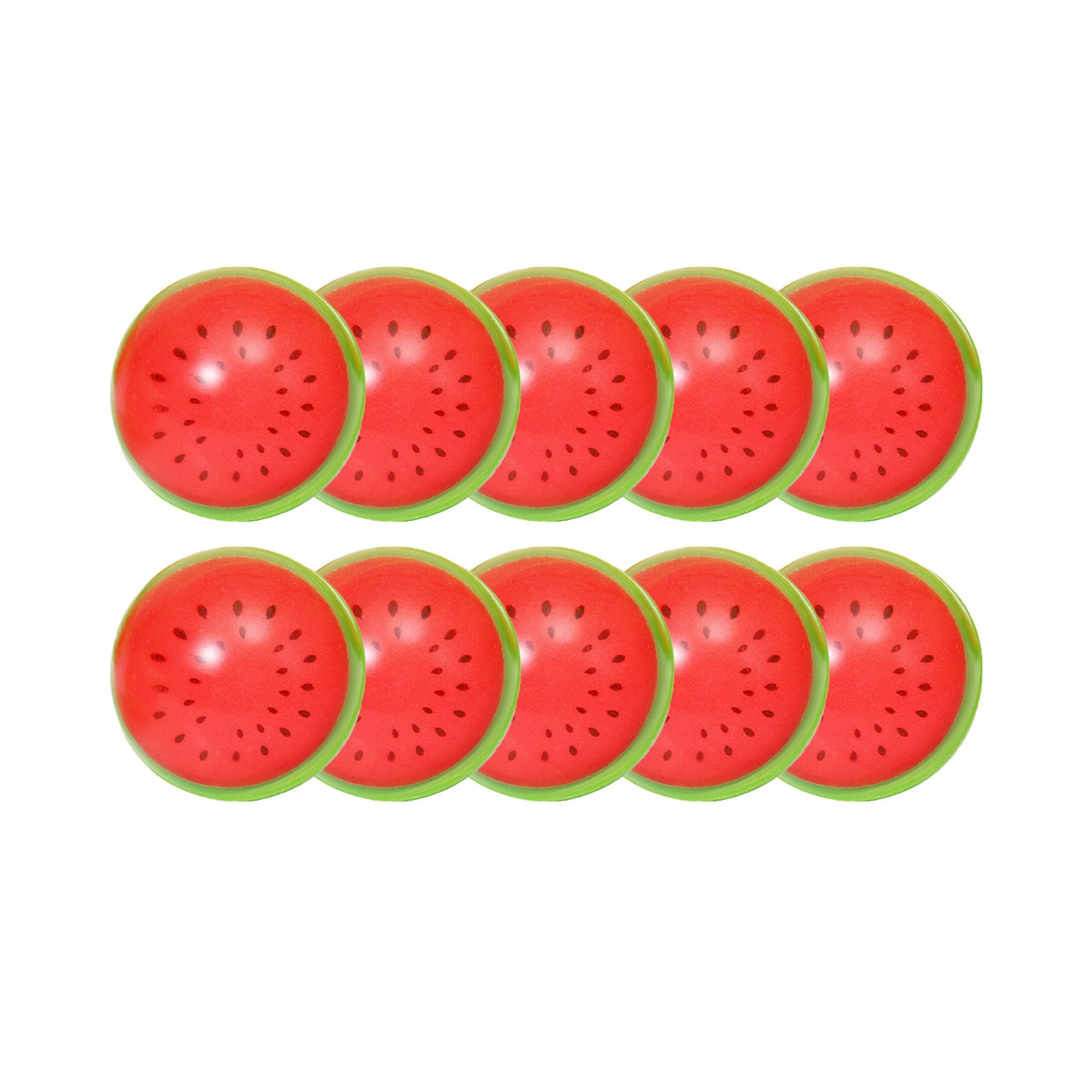 Neorosiri Watermelon Bouncy Ball – 10 Pack Floating Elastic Rubber ...