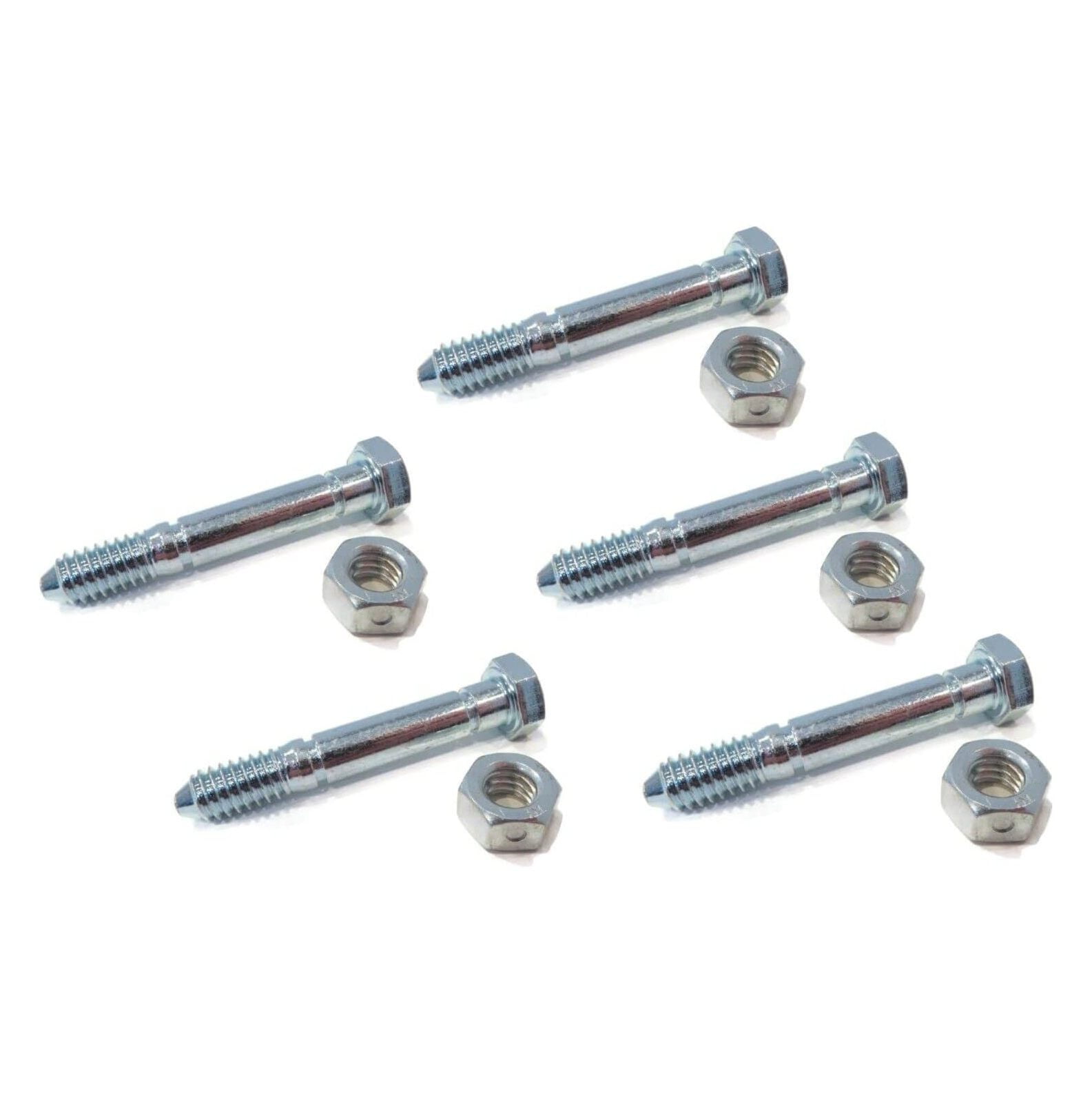 Neoskon Pack Of 5 Shear Pin Bolt And Nut For Snowblower 1332dde