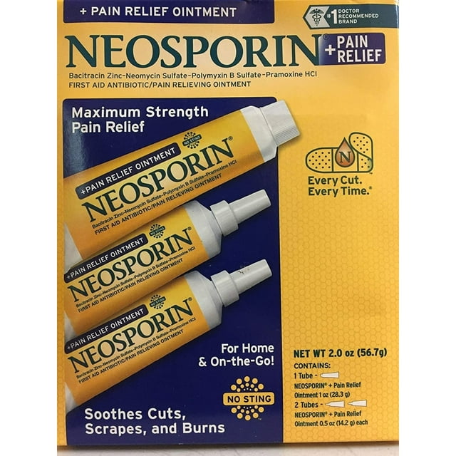 Neosporin Maximum Strength Ointment 2 Ounces HSA/FSA Eligible - Walmart.com