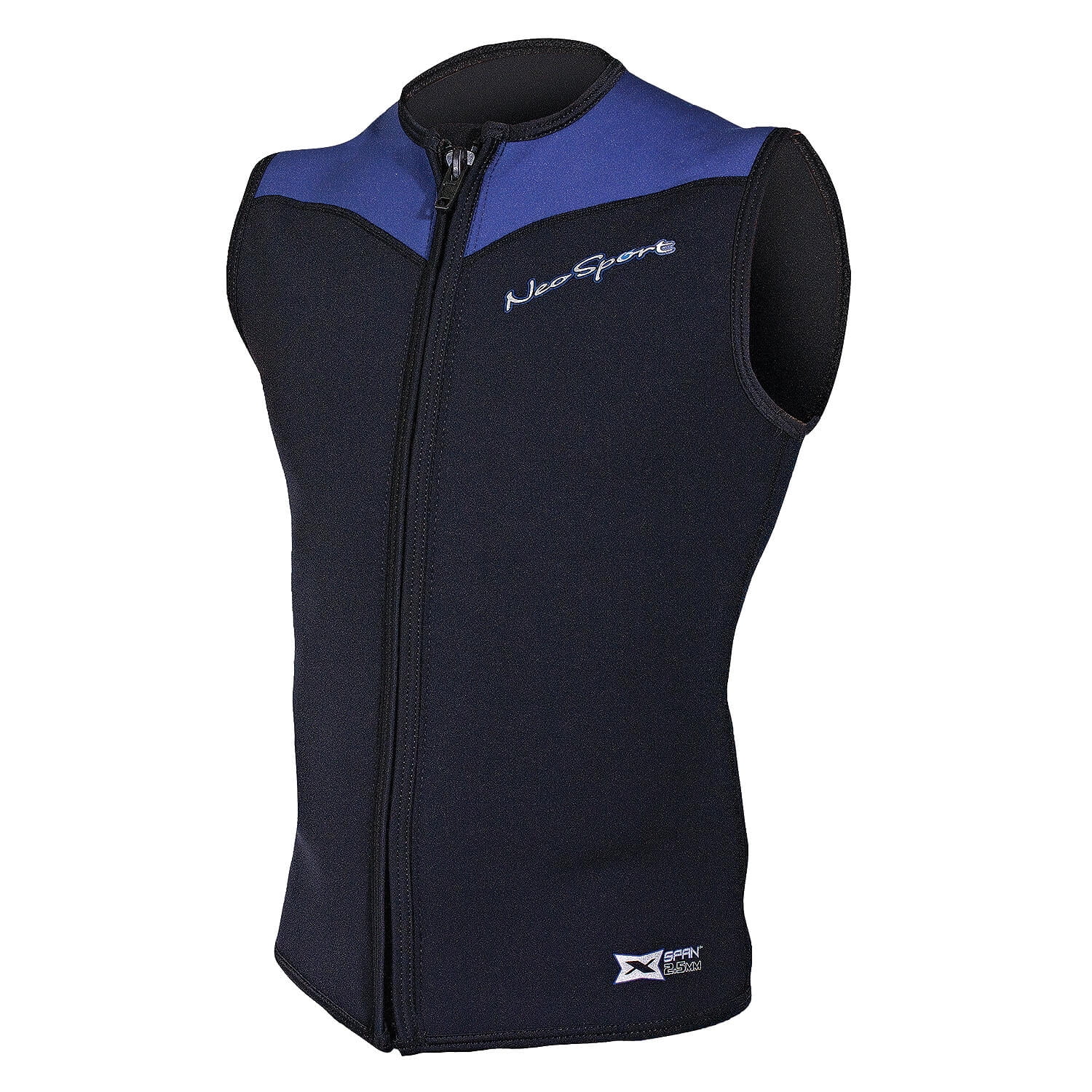 NeoSport 2.5mm Xspan Men's Front Zip Vest Wetsuit - Walmart.com