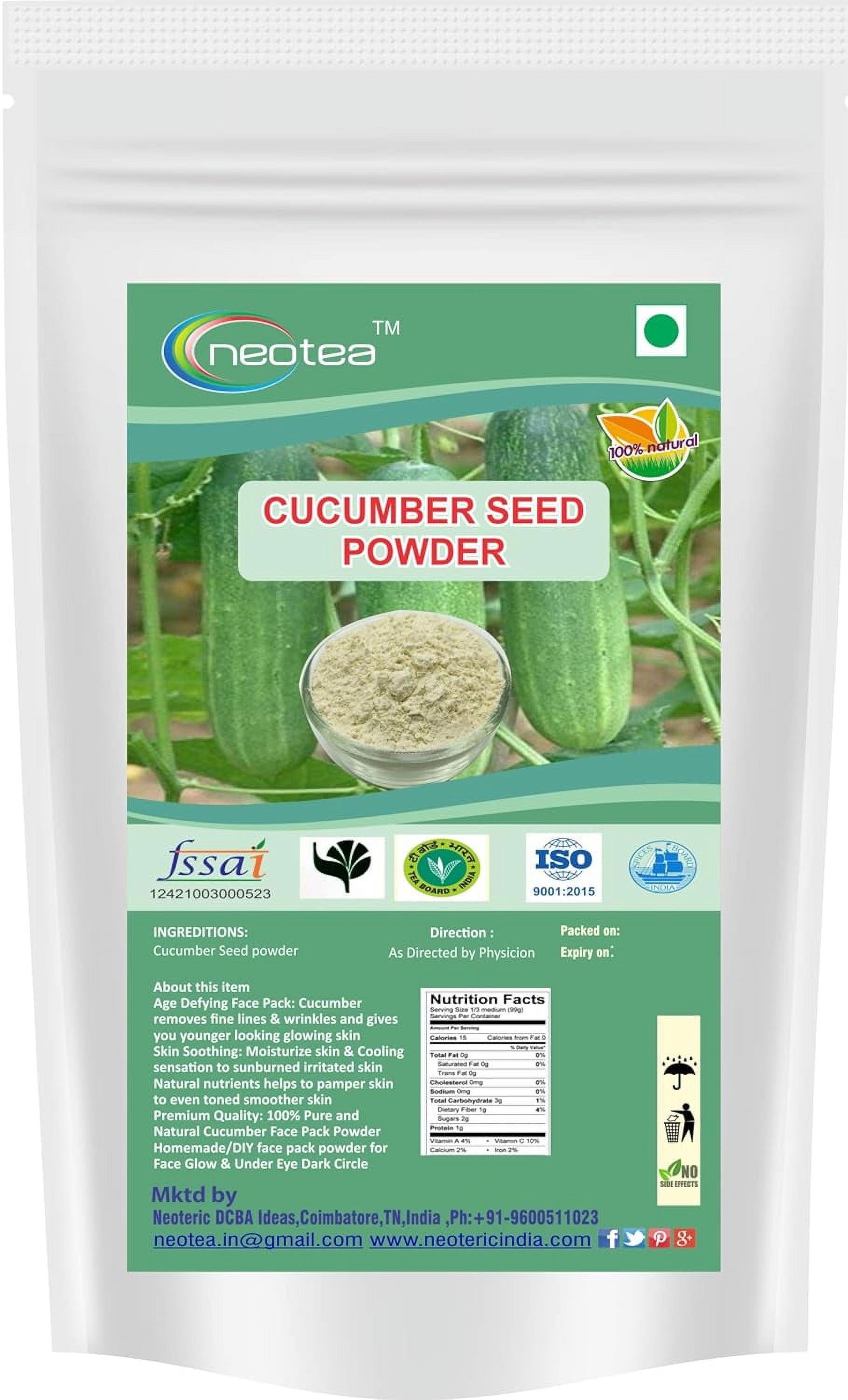 Neotea Cucumber Seed Powder 300 GM pack of 1 - Walmart.com