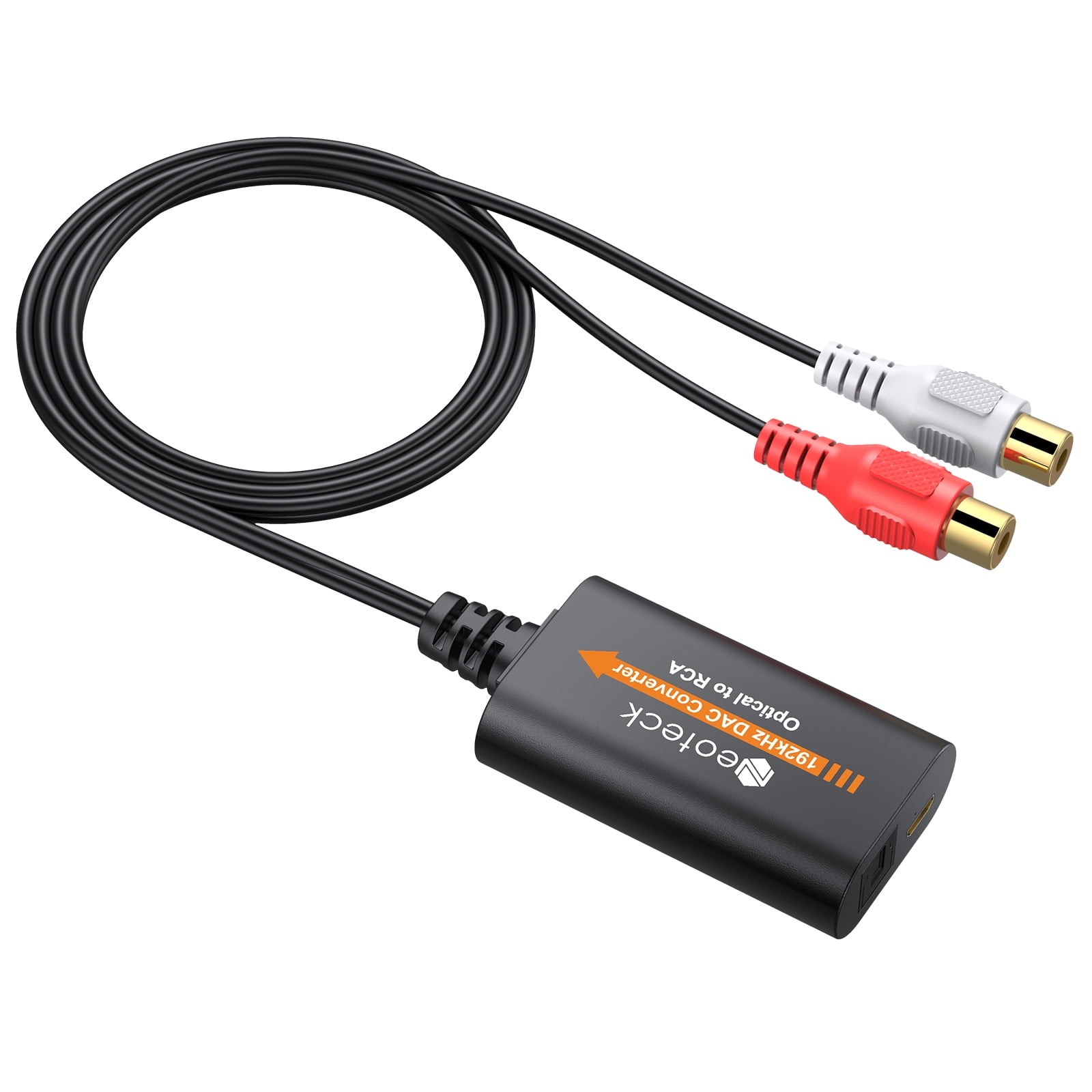 Neoteck 192kHz Digital to Analog Audio Converter Adapter Toslink 3.5mm ...
