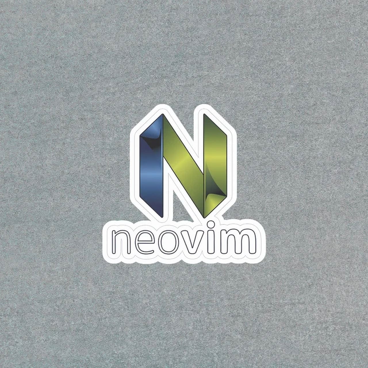 Neovim Logo Sticker Vim Text Editor Decal For Developers & Codersphone ...