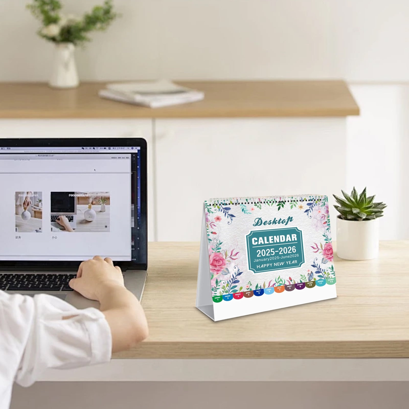 Neoyler 2025 Sketchy Desktop Calendar Cute Monthly Themes Premium Thick ...