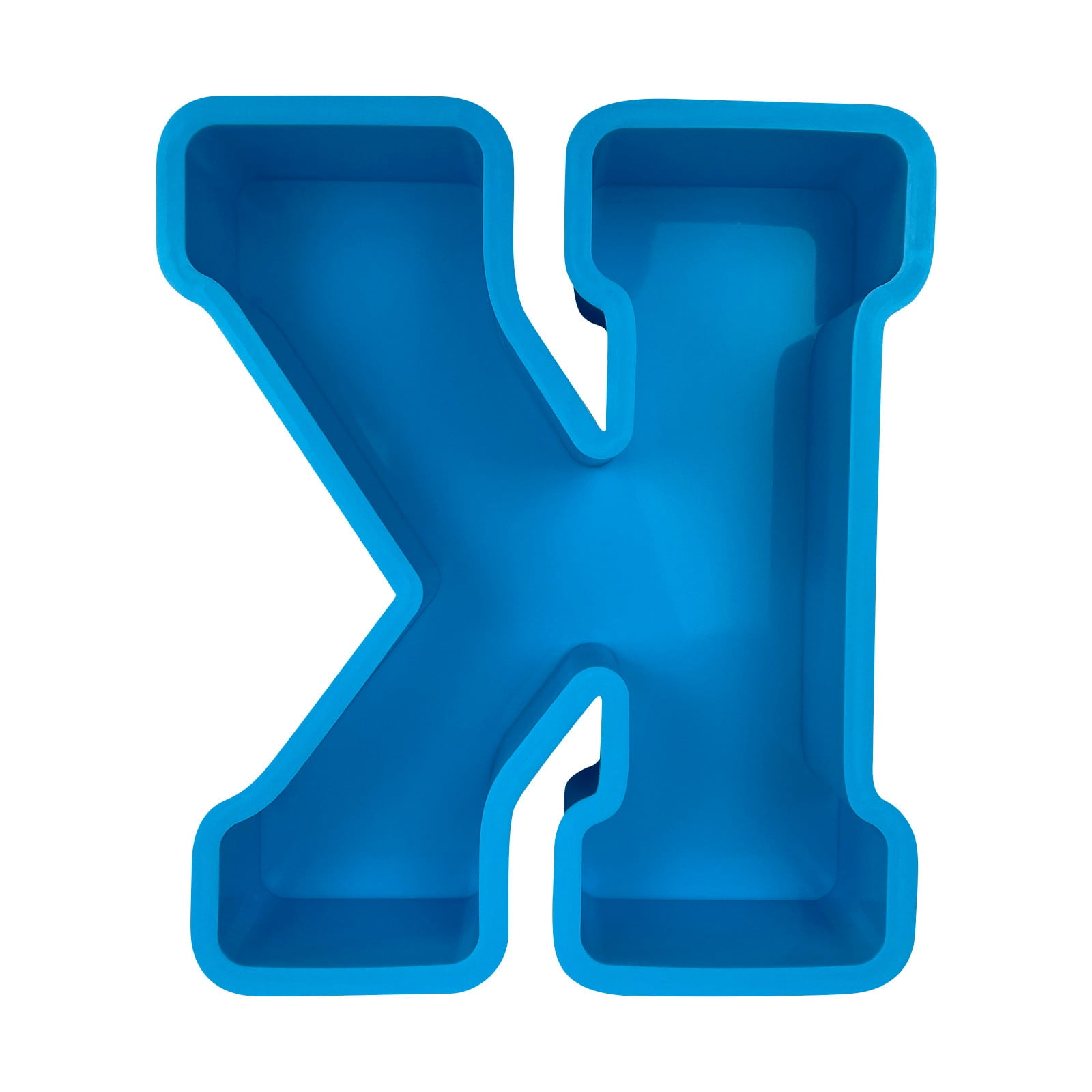 Neoyler 3D Alphabet Letter Baking Mould for Cake Candle Wax Soap Resin ...