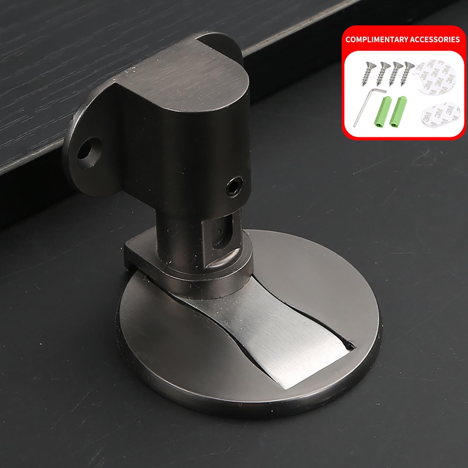 Neoyler Adjustable Invisible Door Stopper 304 Stainless Steel Ground ...