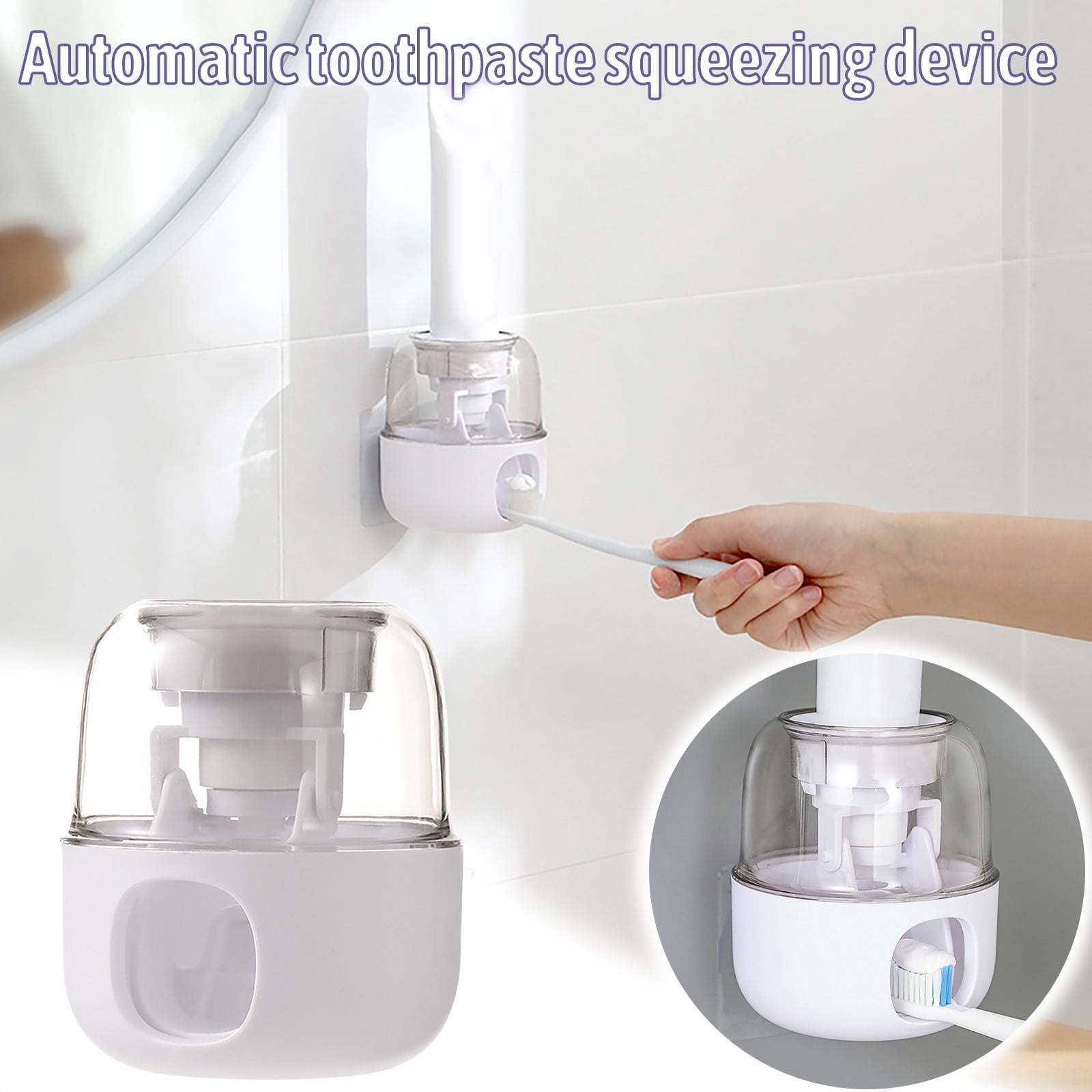 Neoyler Automatic Toothpaste Squeezer Easy Clean Universal for Adults ...