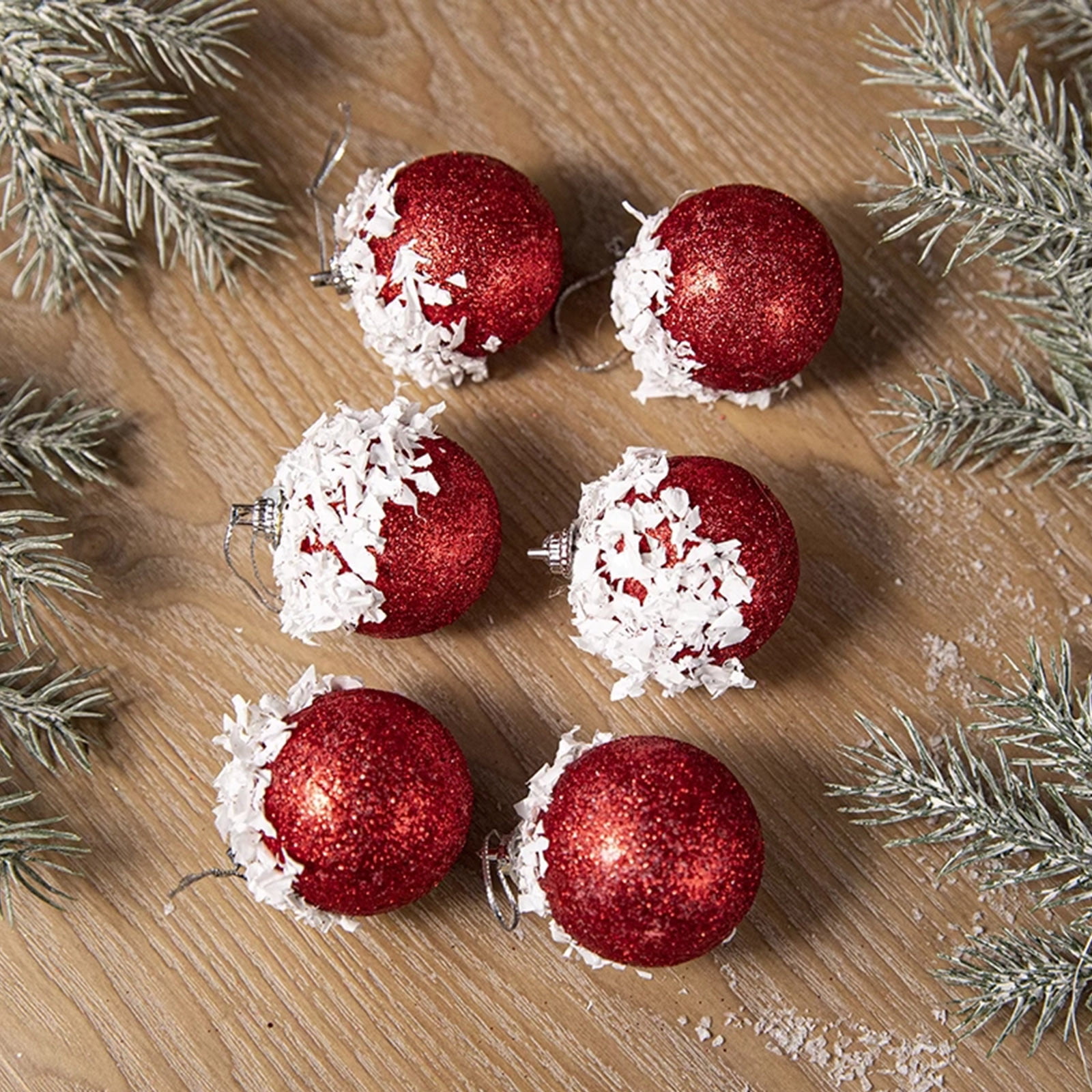 Neoyler Christmas Decorations Set Shatterproof Plastic Decor Multiple ...