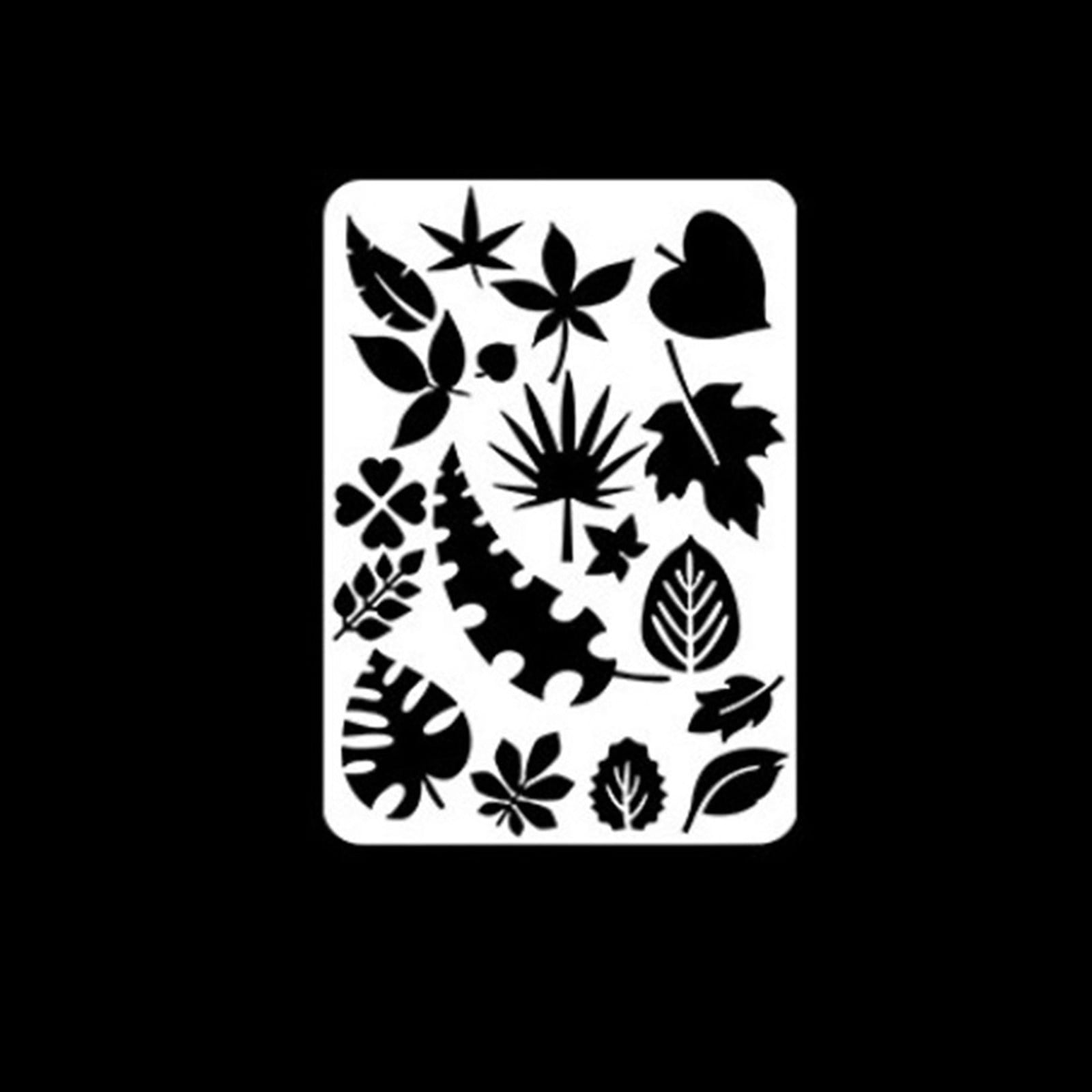 Neoyler Finger Drawing Template Student Hollow Out Drawing Ruler Boosts ...