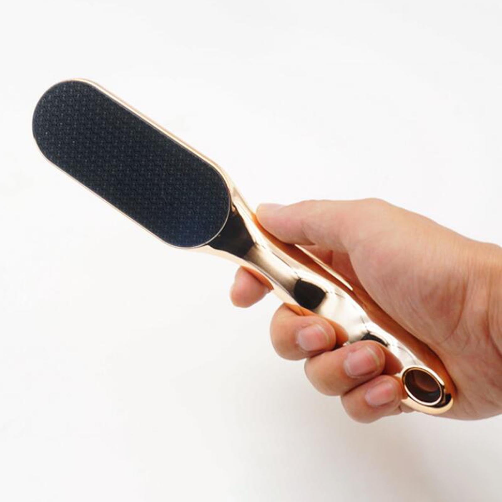 Neoyler Glass Foot Grinder and Pedicure Tool with Easy Grip Handle for ...