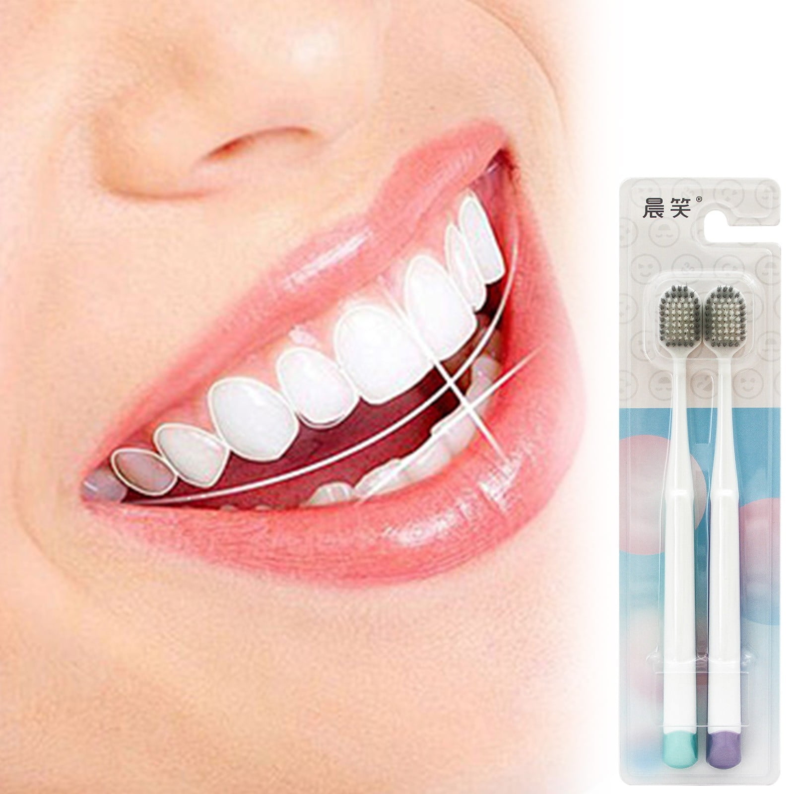 Neoyler High Density Soft Bristle Toothbrush for Adults Infused for ...