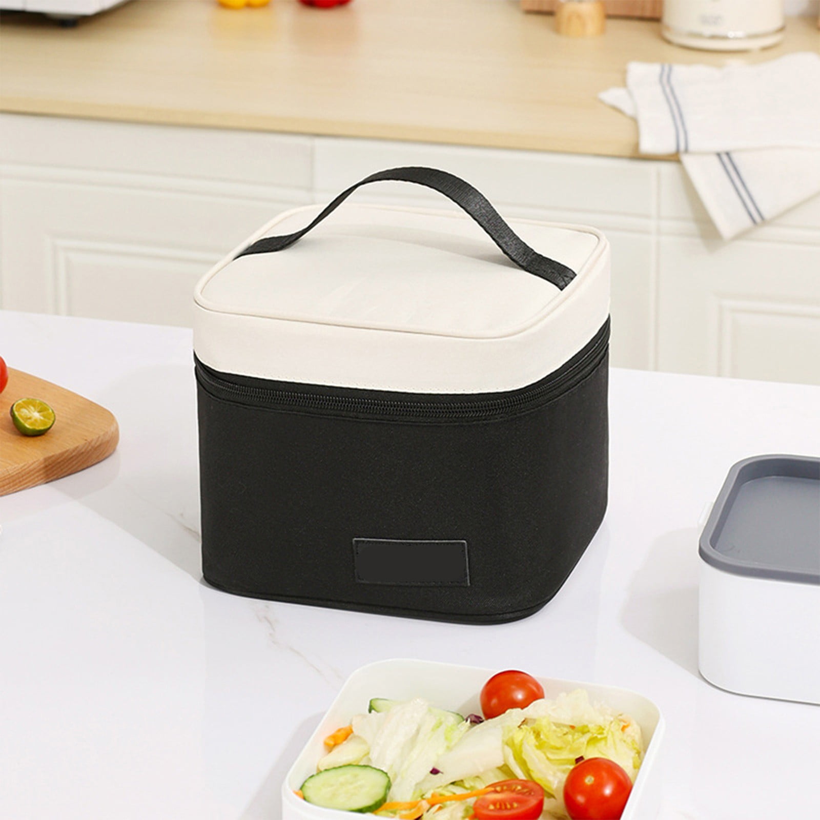 Neoyler Large Capacity Insulating Lunch Bag with Waterproof Double ...