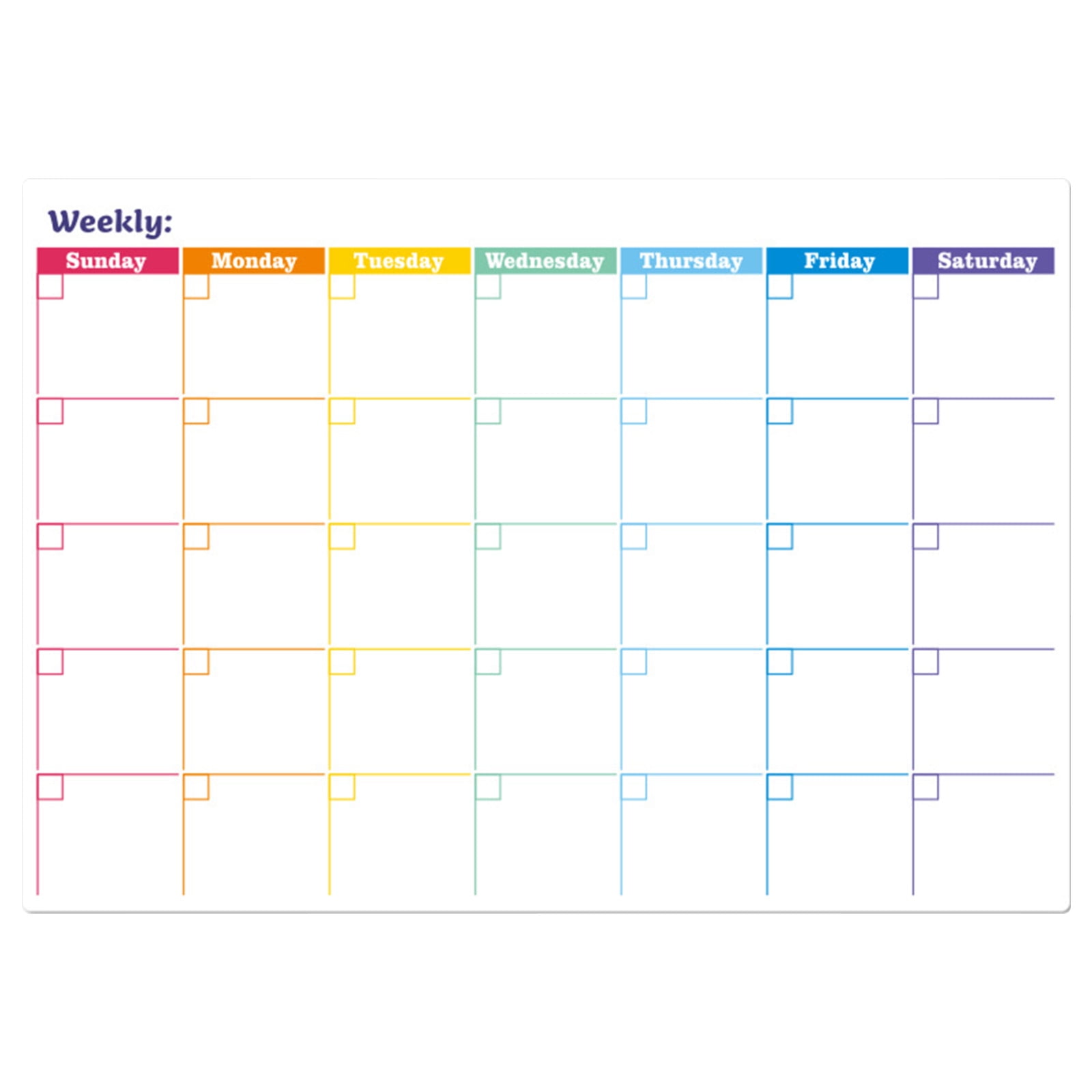Neoyler Magnetic Monthly Schedule Board for Refrigerator Erasable ...