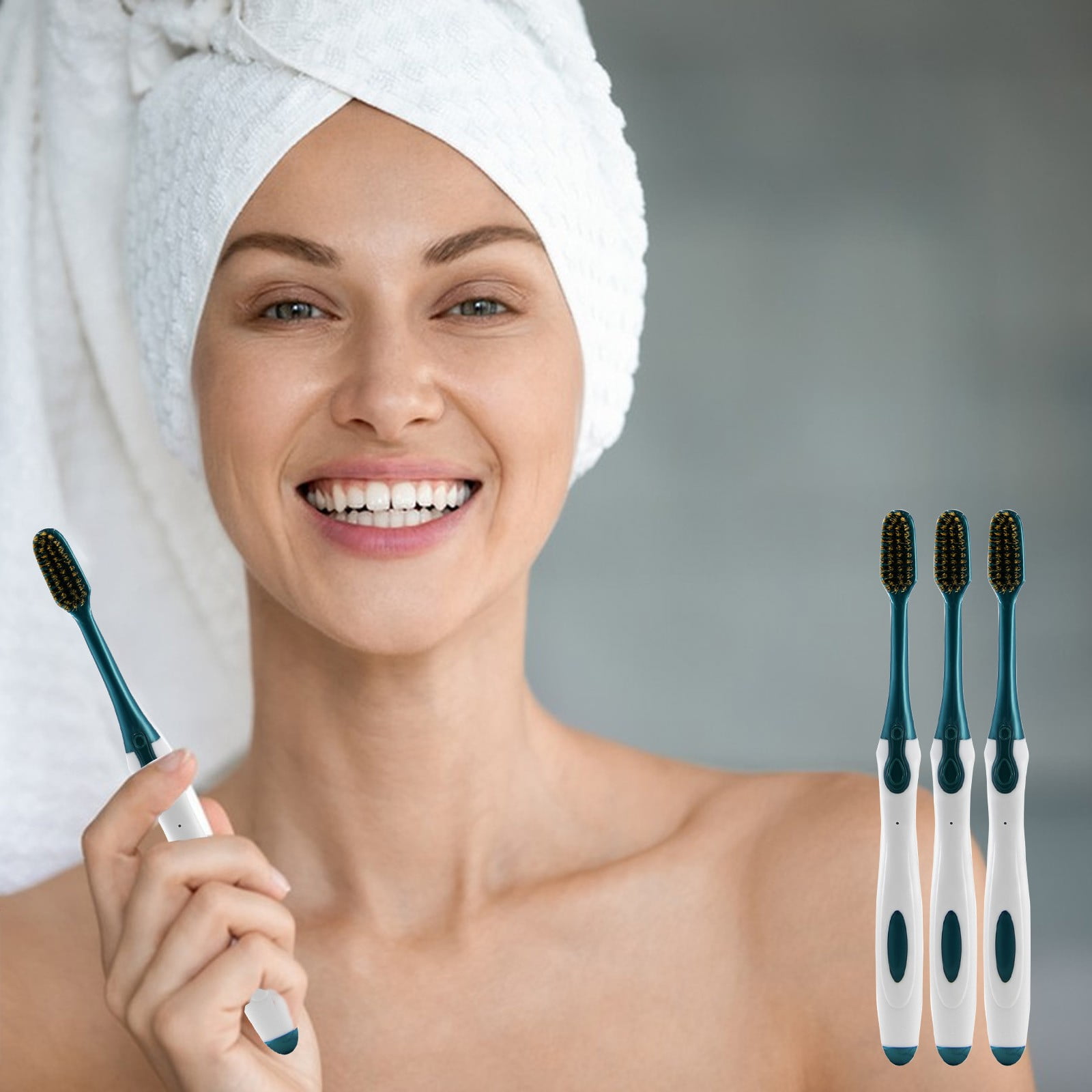 Neoyler Manual Toothbrush for Adults with Individually Packaged Soft ...