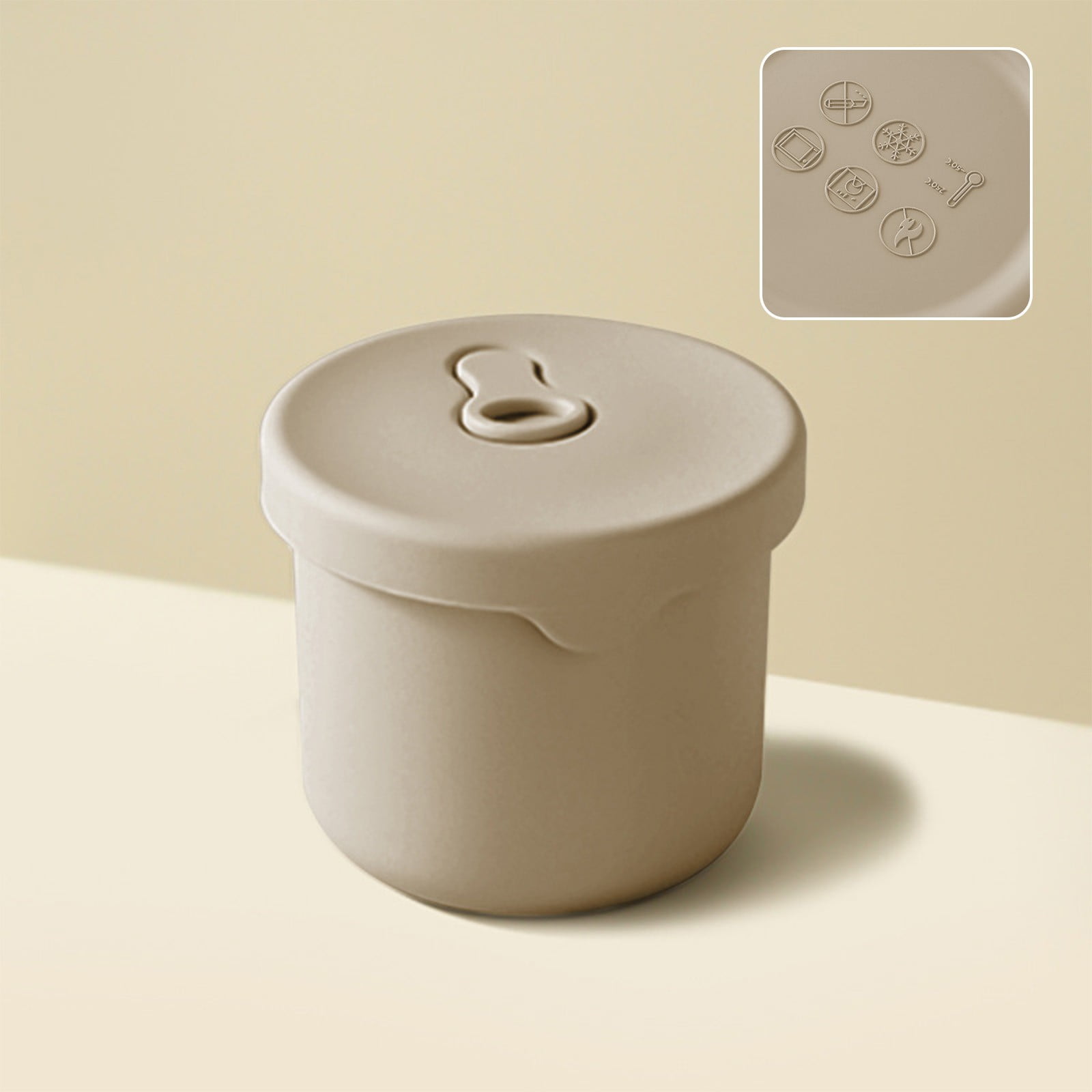 Neoyler Microwave Safe Silicone Lunch Box With Vent High Sealing ...