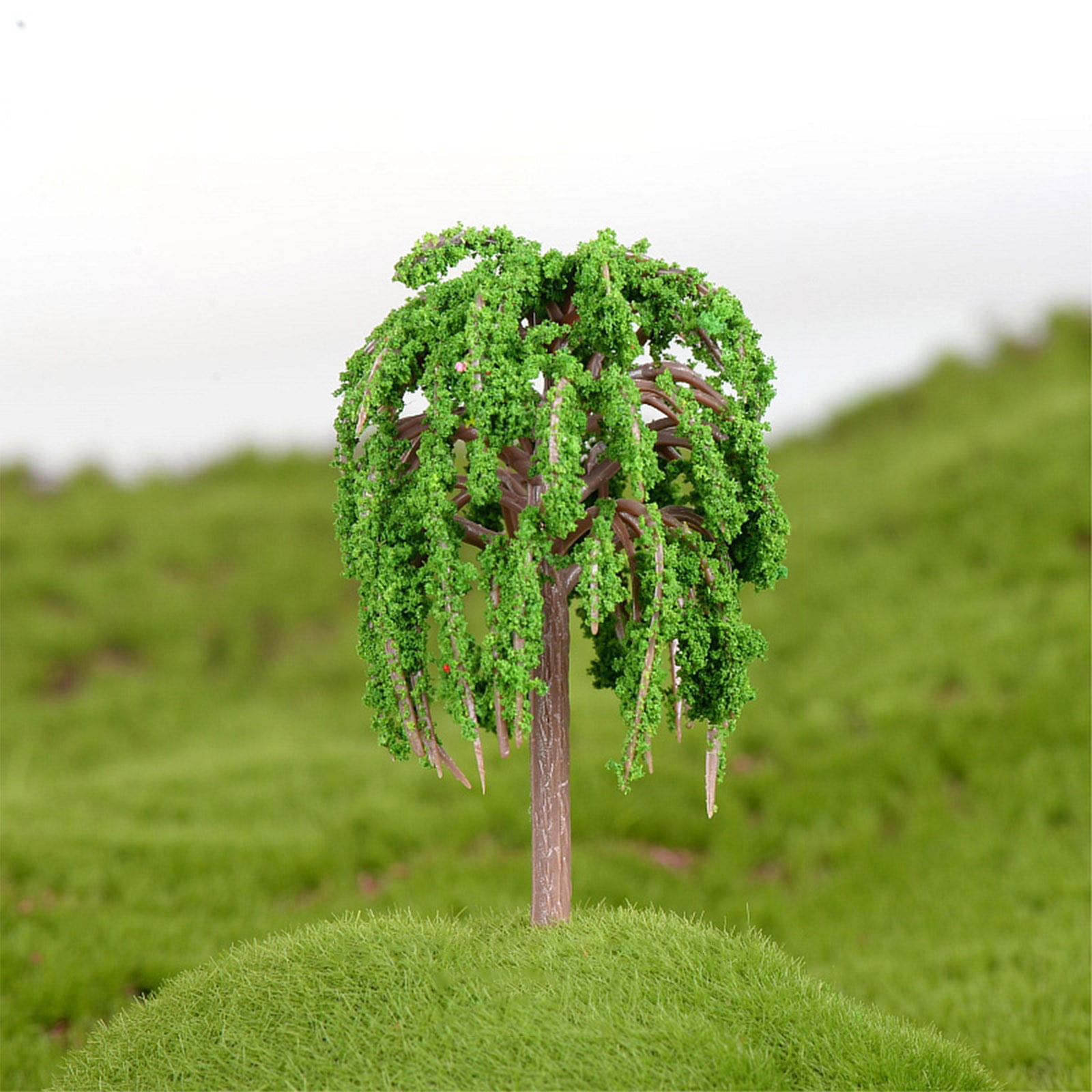 Neoyler Miniature Green Plant Model Lifelike Design Multi-layer ...